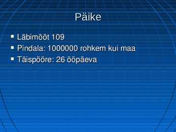 Päikesesüsteem | Füüsika - Füüsika