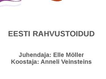 Eesti rahvustoidud | Toit - Kokandus