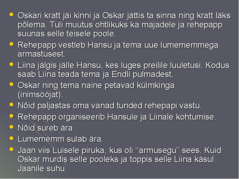 Rehepapp - autor, sisu, tegelased | Kirjandus