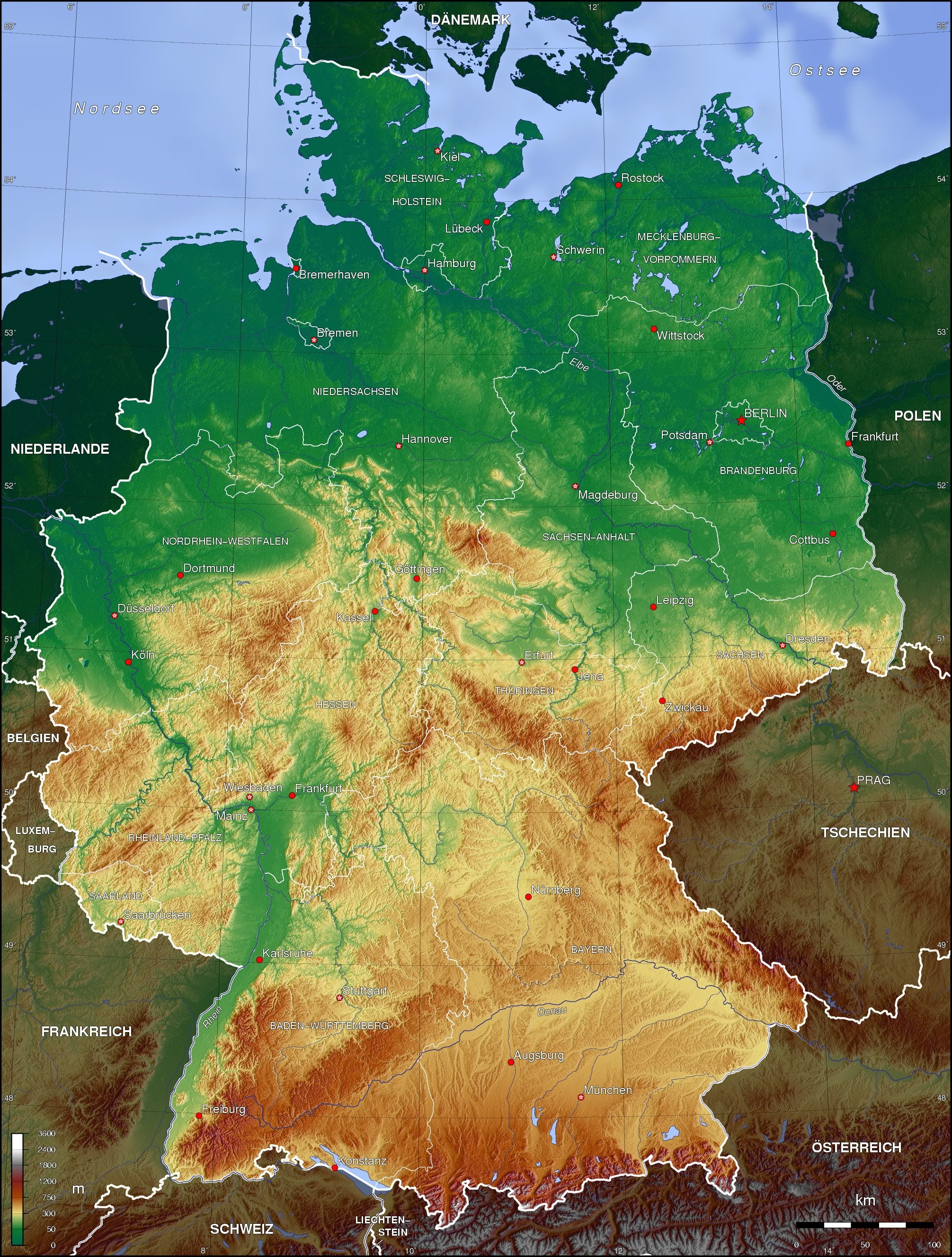 Saksamaa - referaat | Geograafia
