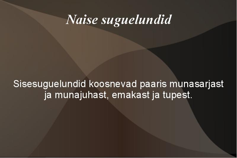 Naiste ja meeste suguelnudkond | Bioloogia