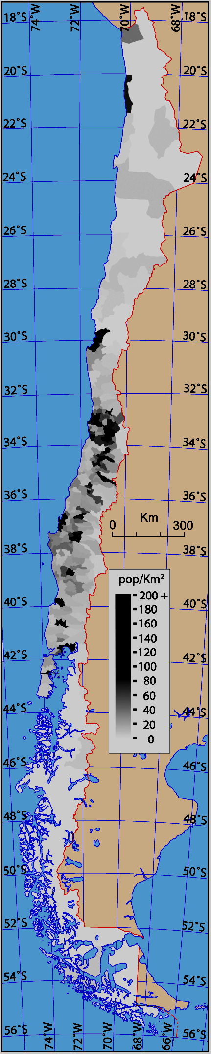 Tšiili | Geograafia