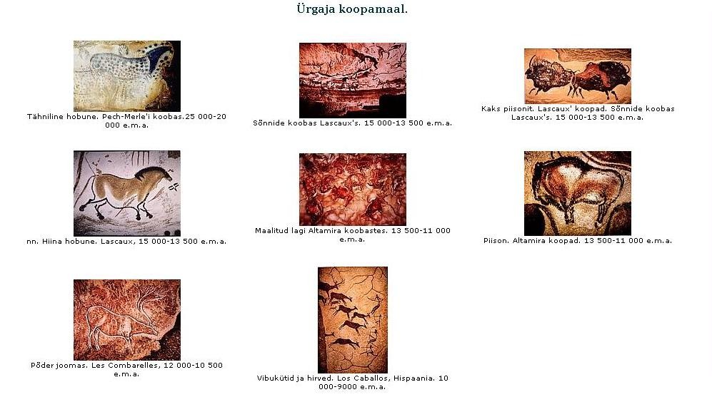 Koopamaalid | Kultuur-Kunst - Kunstiajalugu