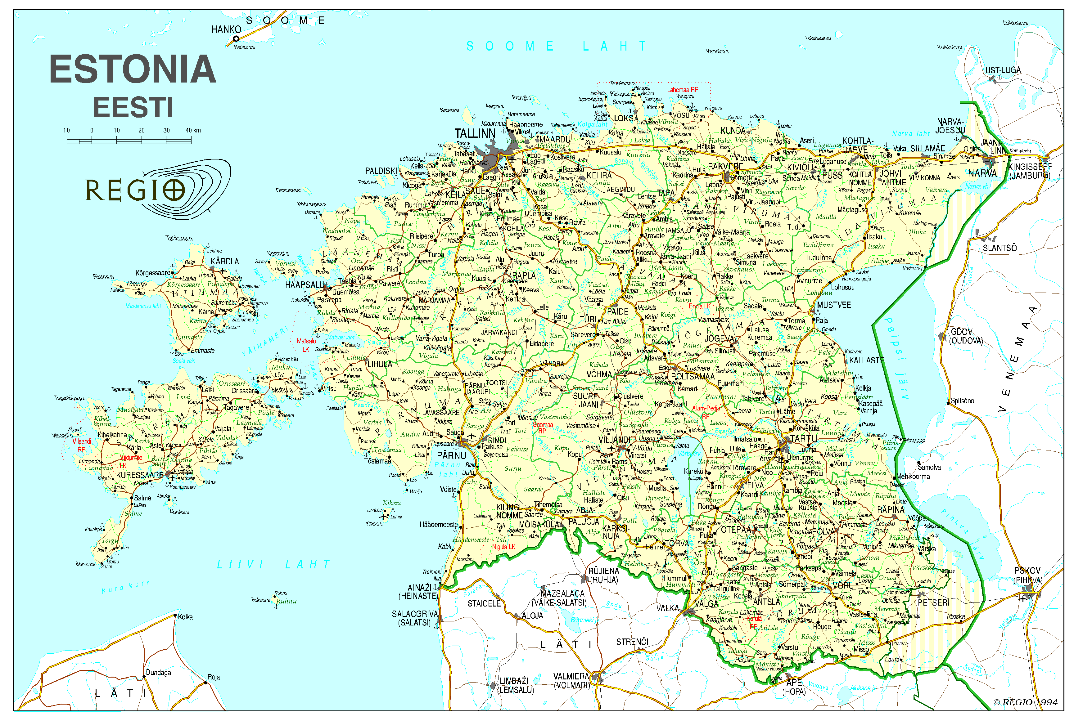 Eesti erinevad kivimid koos leiukohtade kaardiga | Geograafia
