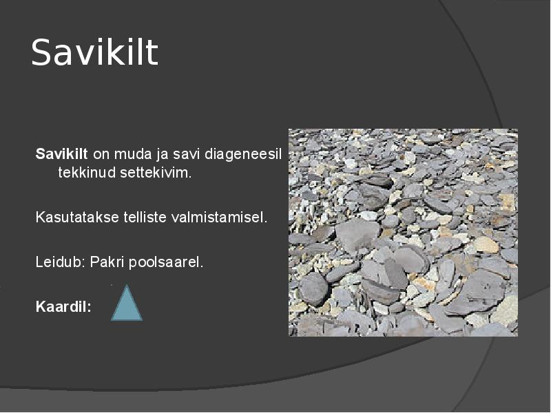 Eesti erinevad kivimid koos leiukohtade kaardiga | Geograafia