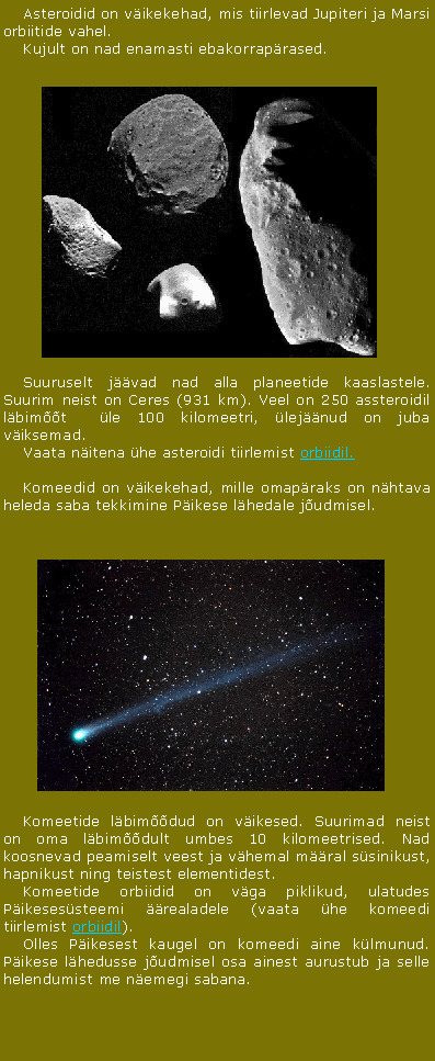 Päikesesüsteem | Füüsika - Füüsika