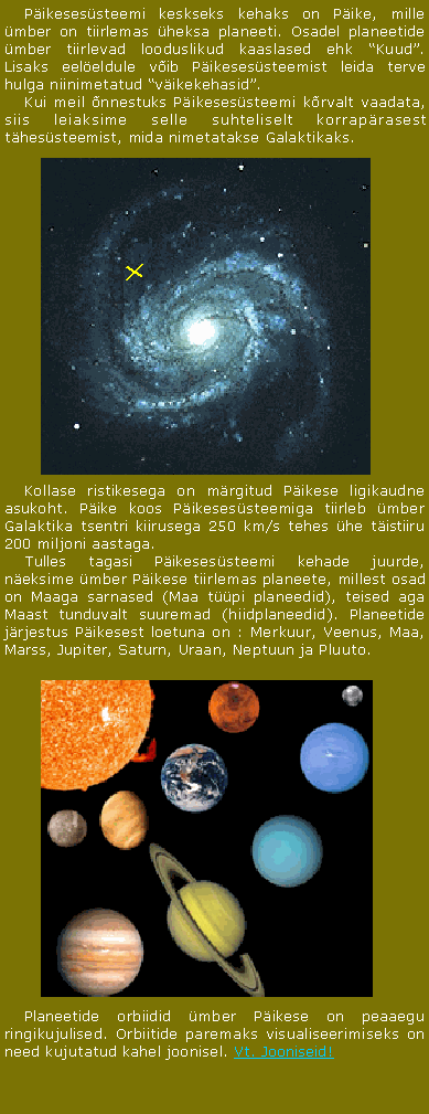 Päikesesüsteem | Füüsika - Füüsika