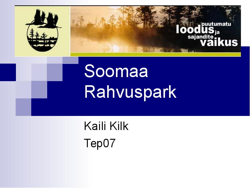 Soomaa Rahvuspark | Bioloogia